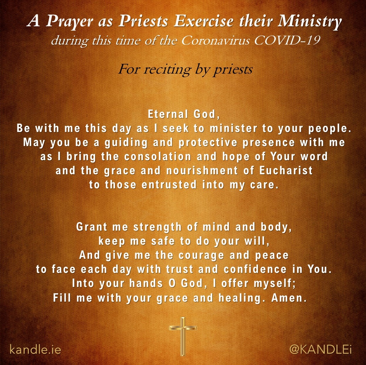 Prayers for use during this time Coronavirus COVID-19 - Kandle
