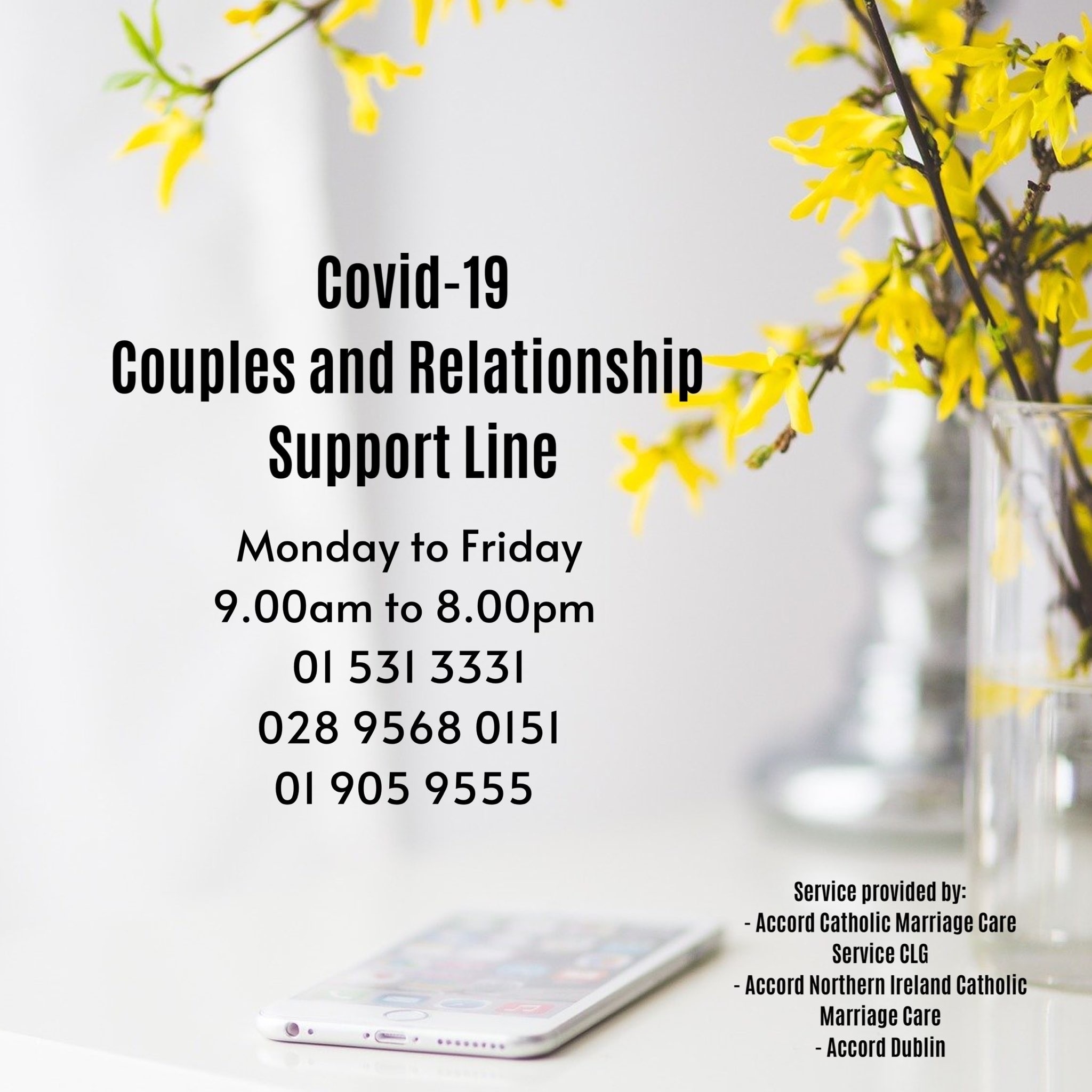 Accord Covid-19 Couples and Relationship Support Line - Kandle