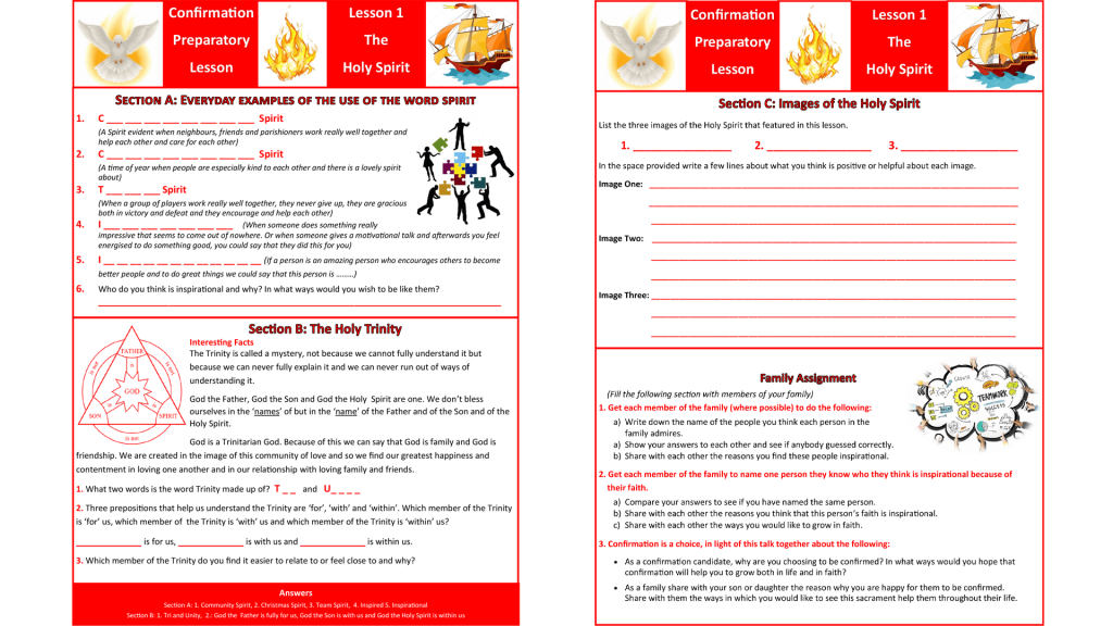 Come Holy Spirit - Preparing for Confirmation - Kandle