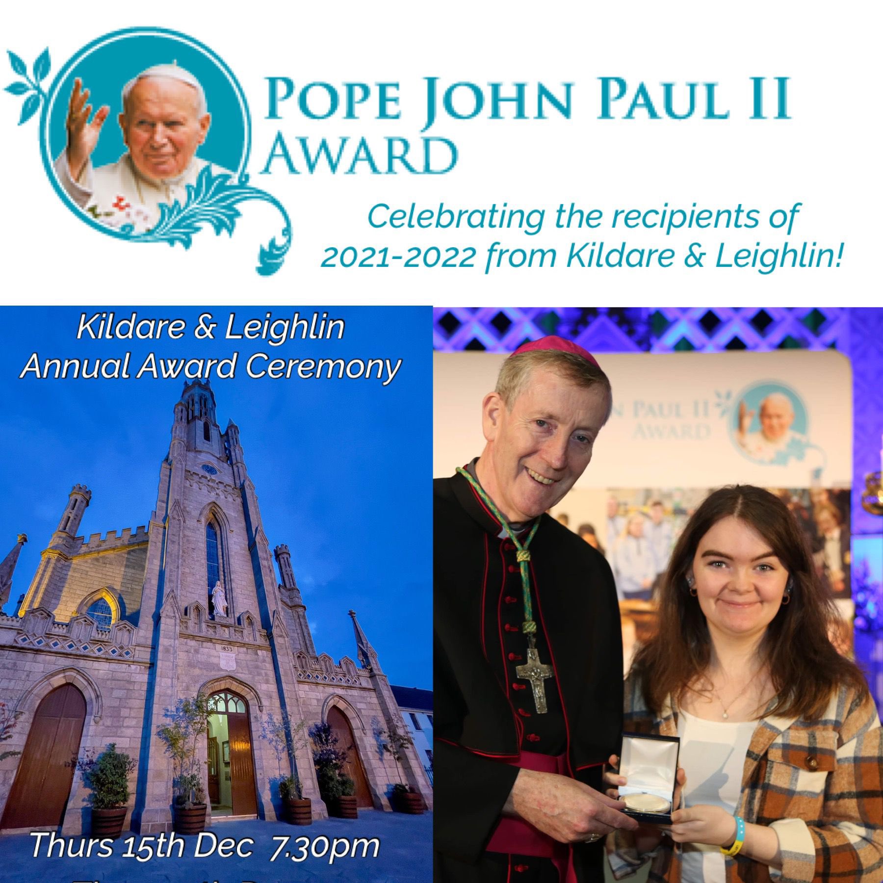 Address of Bishop Denis at the Pope John Paul II Awards 2022 - Kandle